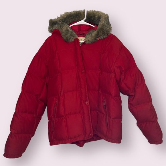 Woolrich | Jackets & Coats | Vintage Woolrich Red Puffercoat | Poshmark